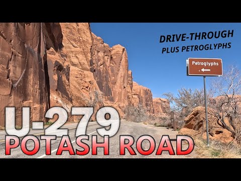 Potash Road & Petroglyphs [Lower Colorado River Scenic Byway Drive ...