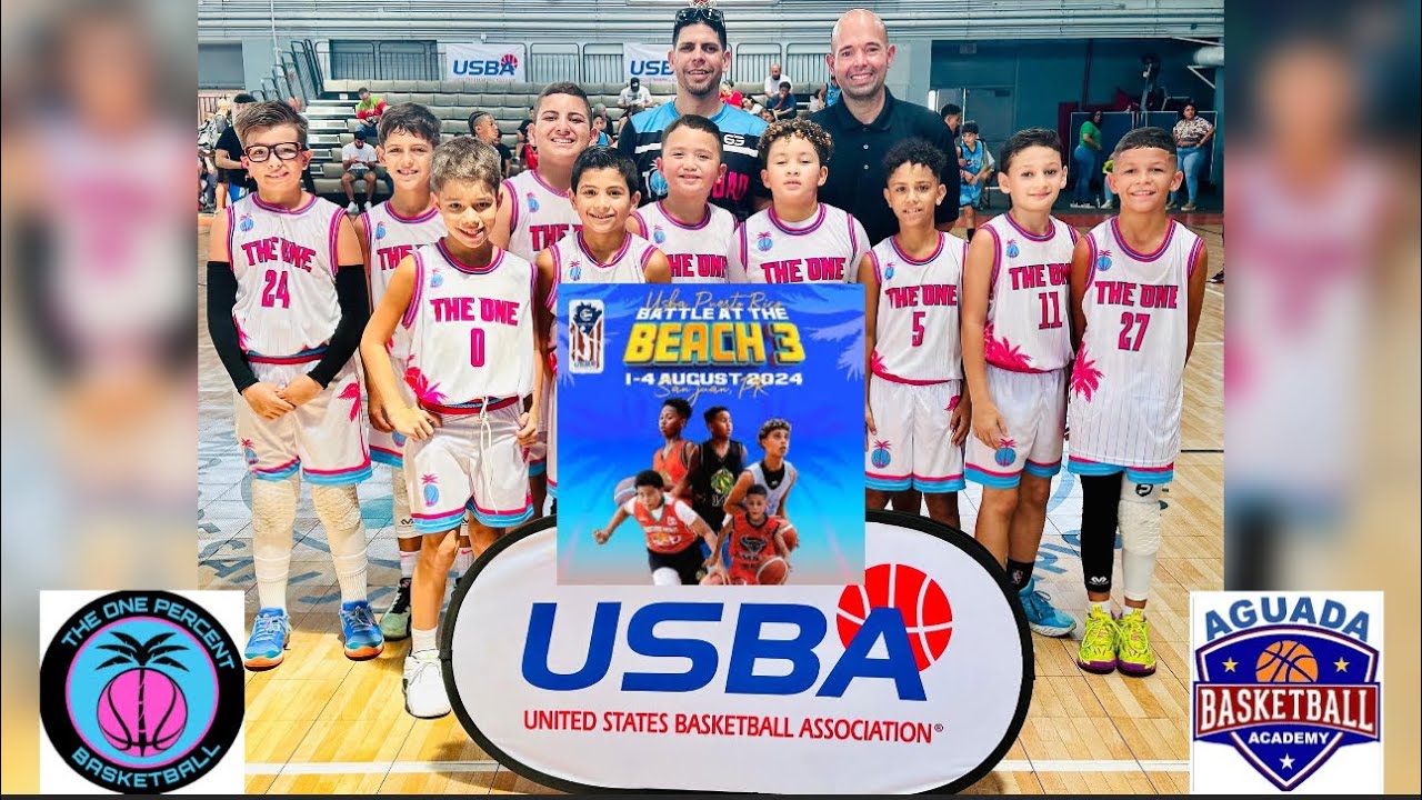 USBA Battle at the Beach - One Percent(White) vs. Aguada Basketball ...