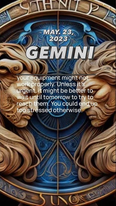 Daily horoscope Gemini 23.05 #viral #zodiacsign #astrology #shortsvideo #zodiac #viralvideo # ...