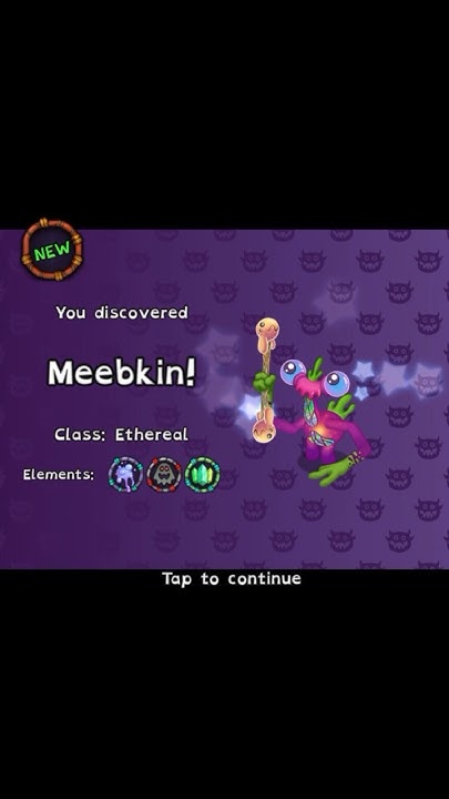 My Singing Monsters Ethereal Workshop Msm Gameplay Hatching And Placing Meebkin Msm Gaming
