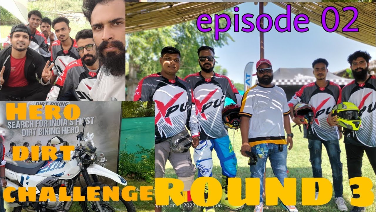 Hero Dirt Bike Challenge Round 3/jaipur/Episode 02/I MEET FAMOUS STUNT ...