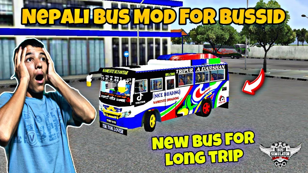 New Nepali Bus Mod For Bus Simulator indonsia || Eicher Bus Mod For ...