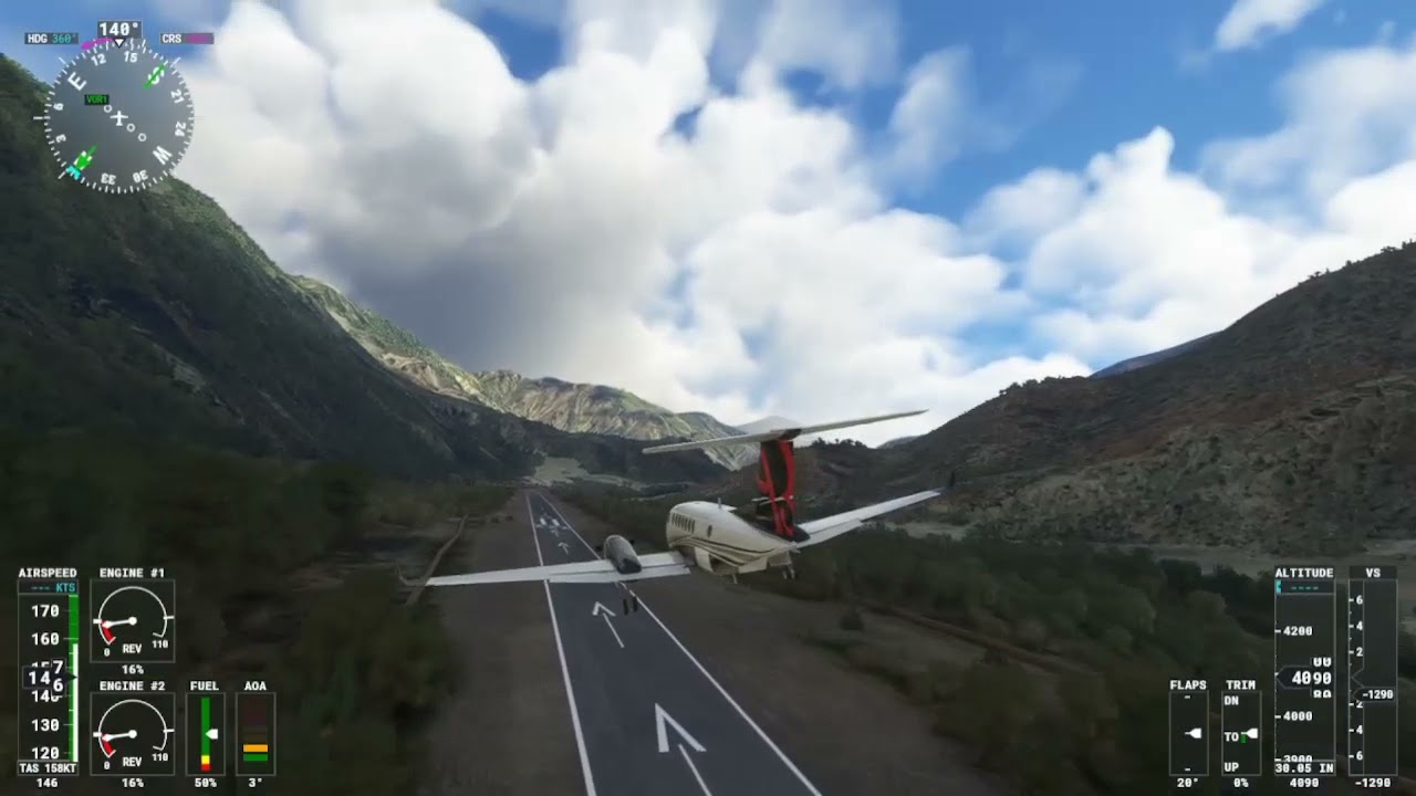 First Landing Chagual Airport, Perú (SPGL) - YouTube