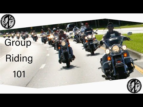 How to PROPERLY ride your Motorcycle in a group - YouTube