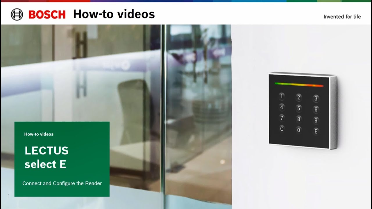 Lectus Select E - How To Technical Video - YouTube
