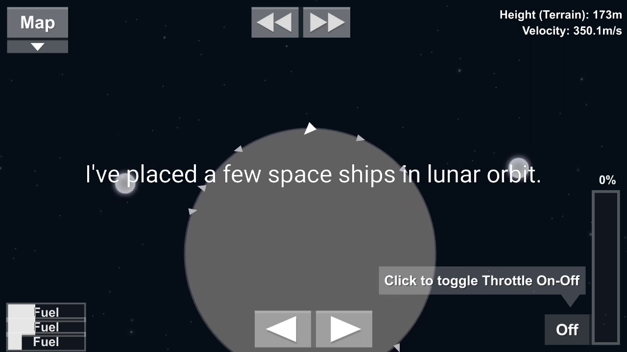 Low lunar orbit | Spaceflight Simulator - YouTube