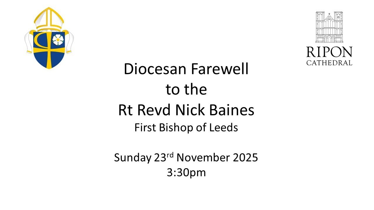 Farewell to the Rt Revd Nick Baines Bishop of Leeds - YouTube
