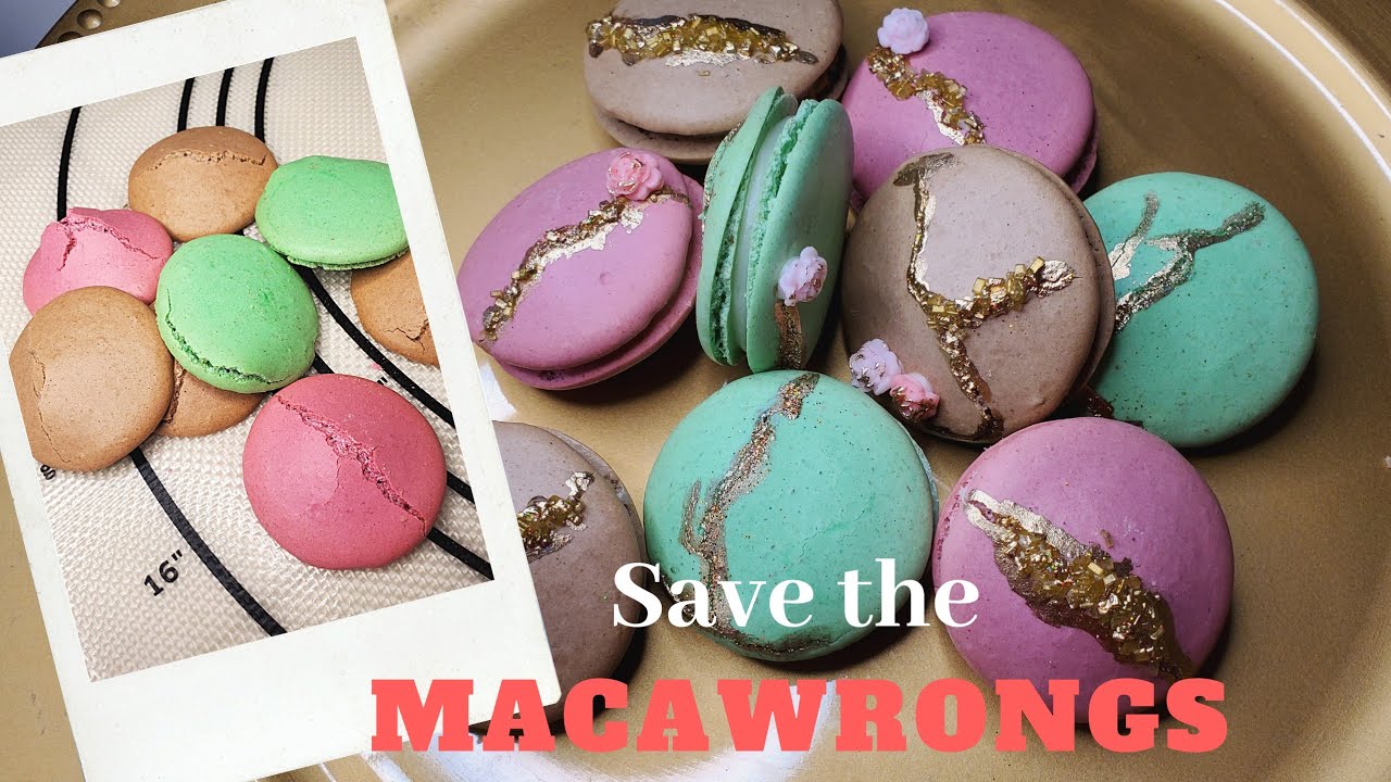 #frenchmacarons #crackedmacarons CRACKED Macarons! ( how to save them ...