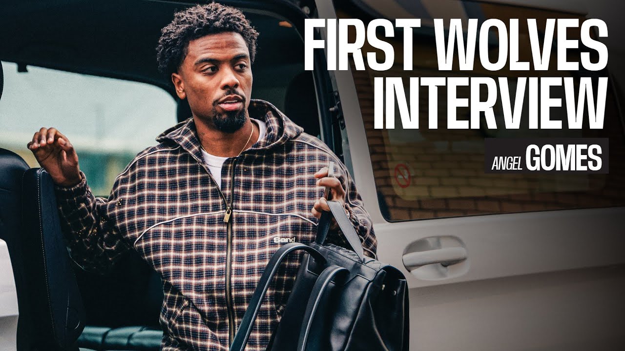 'I’m super excited!' | Angel Gomes’ first interview as a Wolves player ...