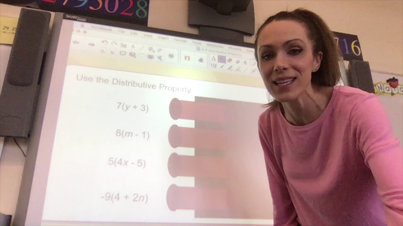 6.6 Distributive Property - YouTube