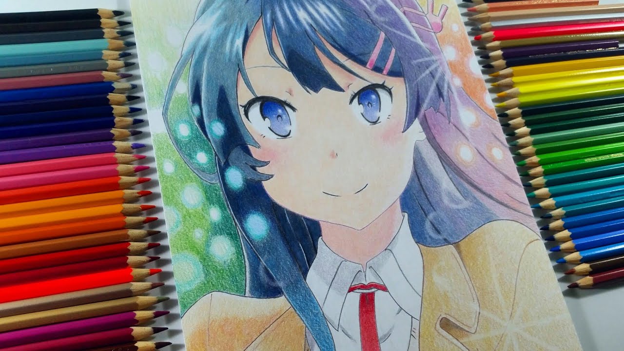 How to draw Sakurajima Mai | Seishun Buta Yarou wa Bunny Girl Senpai no ...