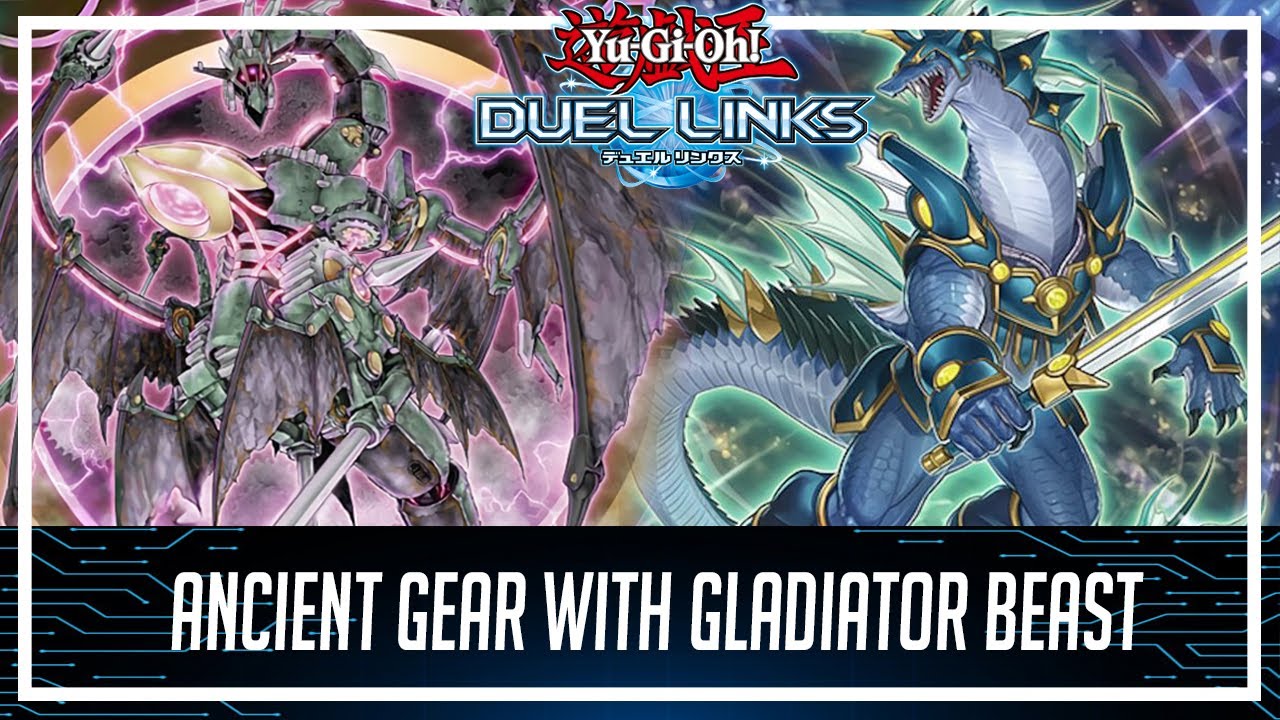 Gladiator Beast with Ancient Gear!? Beast Machine Combination!? [Yu-Gi ...