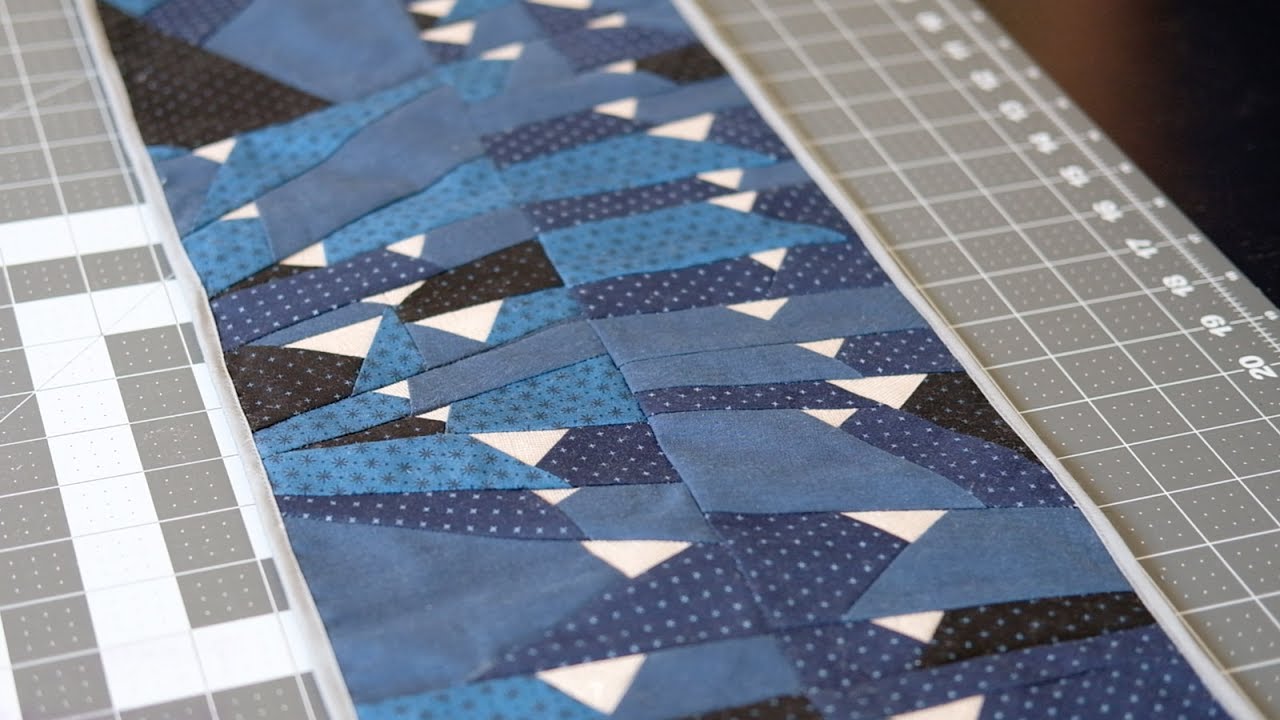 Foundation Paper Piecing- Row by Row 2017 - YouTube