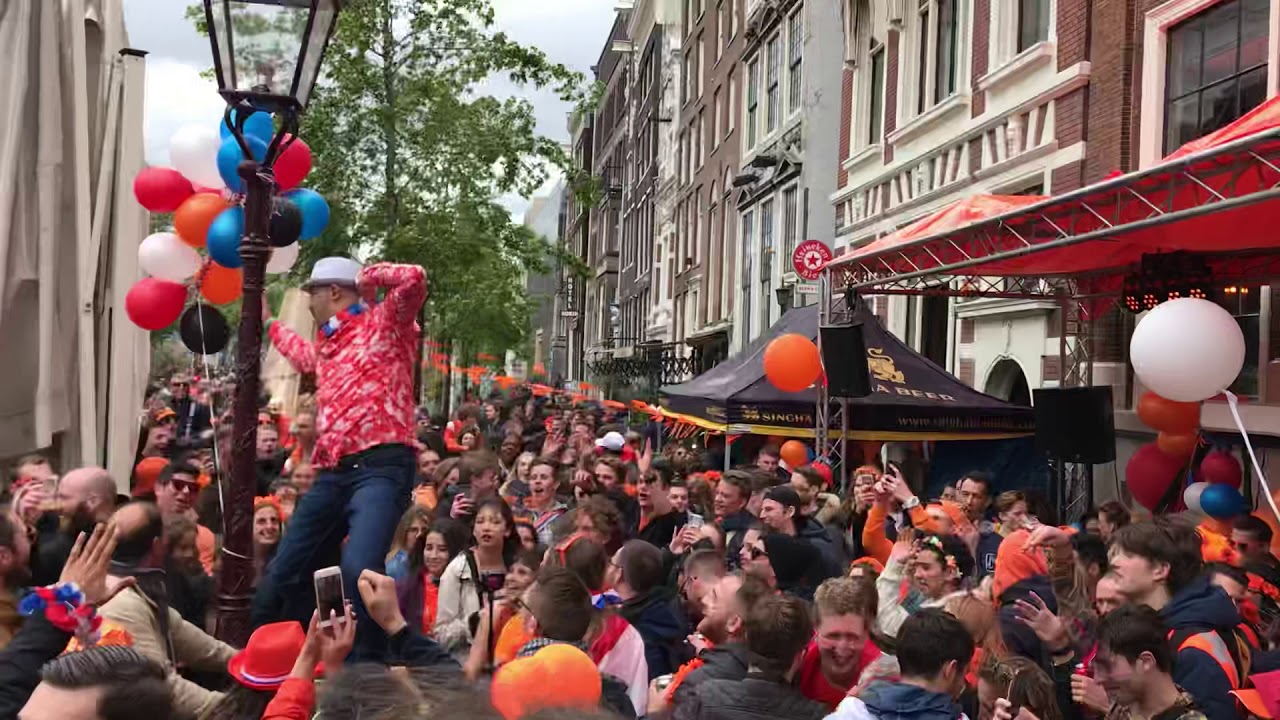 BEST PARTY EVER !!Kings day Celebration,Amsterdam 27-April-2019 - YouTube