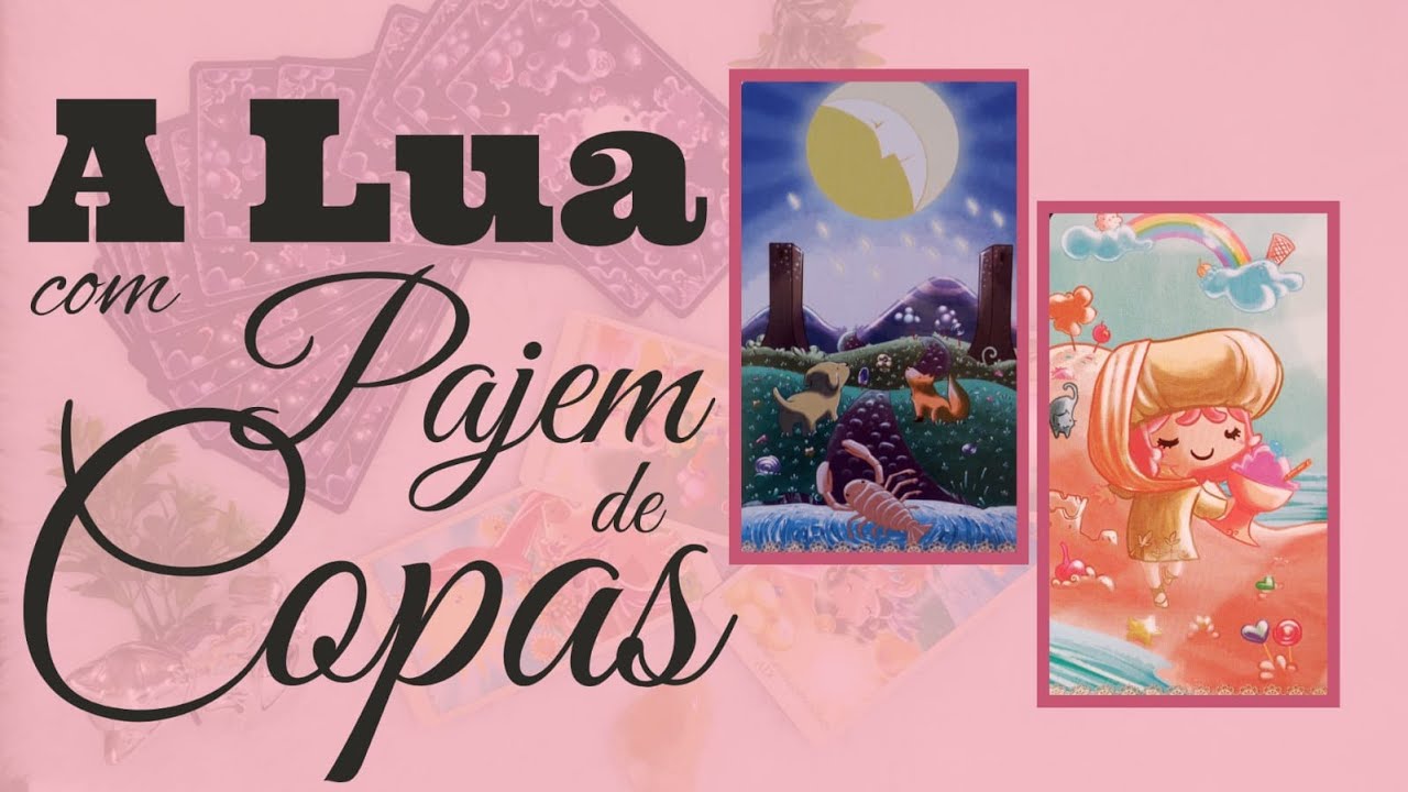 Tarot - A Lua + Pajem de Copas (Combinações de Cartas) - YouTube