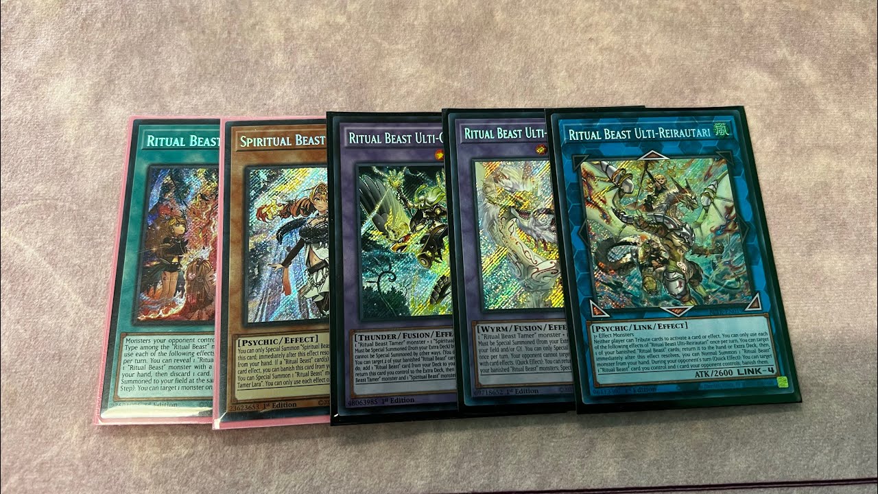 New Yugioh Ritual Beast 1 Cannahawk combo by Matthew Walp - YouTube