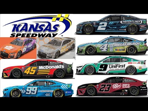 2023 NASCAR CUP SERIES PAINT SCHEME PEVIEW FOR THE ADVENT HEALTH 400 AT ...