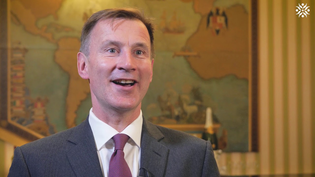 The Rt Hon Jeremy Hunt MP- Testimonial of Esharelife Foundation - YouTube