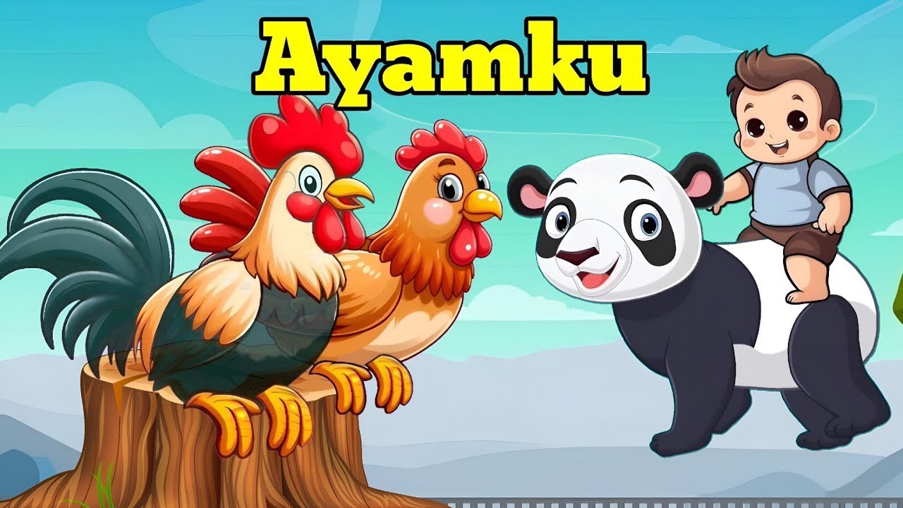 Ayamku Kok Kok Kok | Si Ayam Lucu | Lagu Anak Viral Terpopuler - YouTube