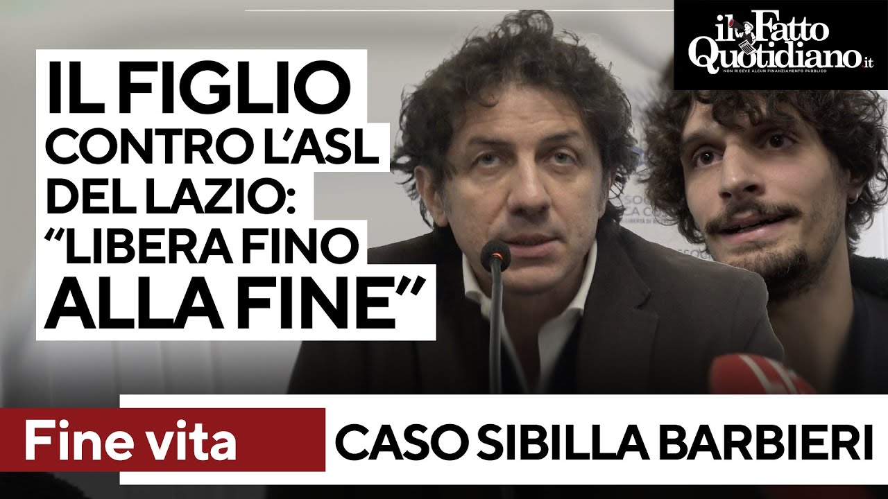 Fine vita, la famiglia Barbieri contro l'Asl del Lazio. Il figlio: "Mia ...