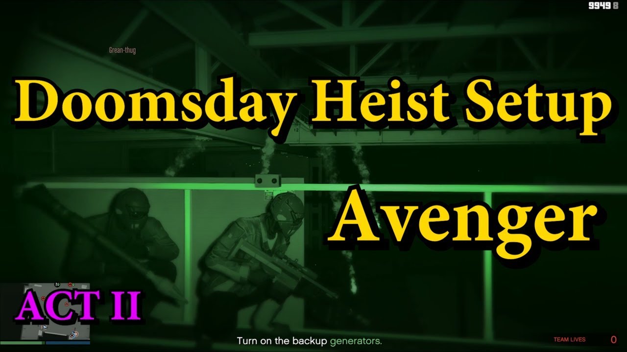 GTA 5 - Doomsday Heist Setup: AVENGER (ACT II) - YouTube