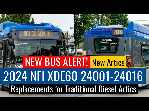 [HD] NEW BUS ALERT - 16 New Articulated Buses 24001-24016 - YouTube