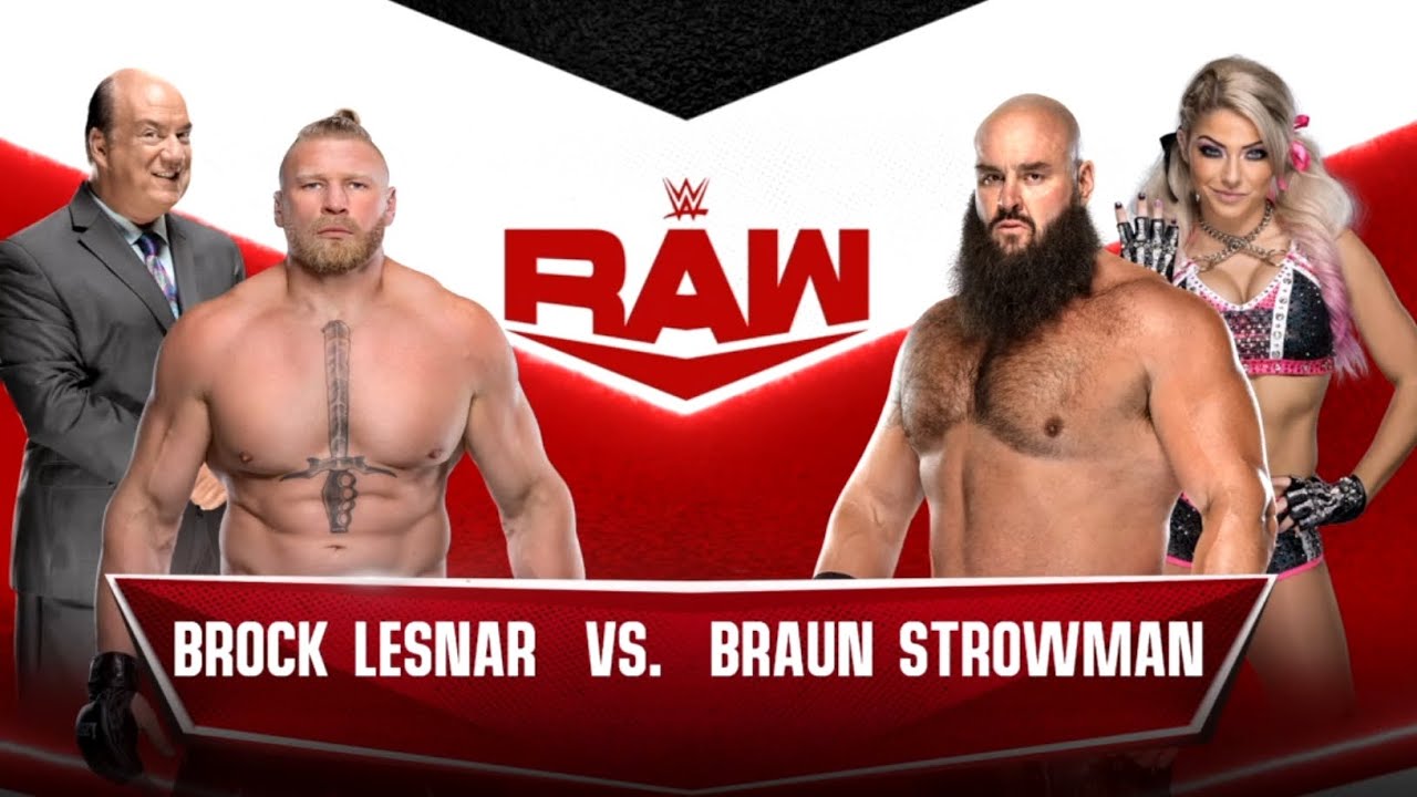WWE - Brock Lesnar vs. Braun Strowman - RAW Full HIGHLIGHTS | PS5 ...