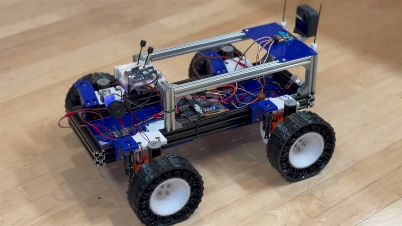 Modular 4x4 Rover - 3D Printed! - YouTube