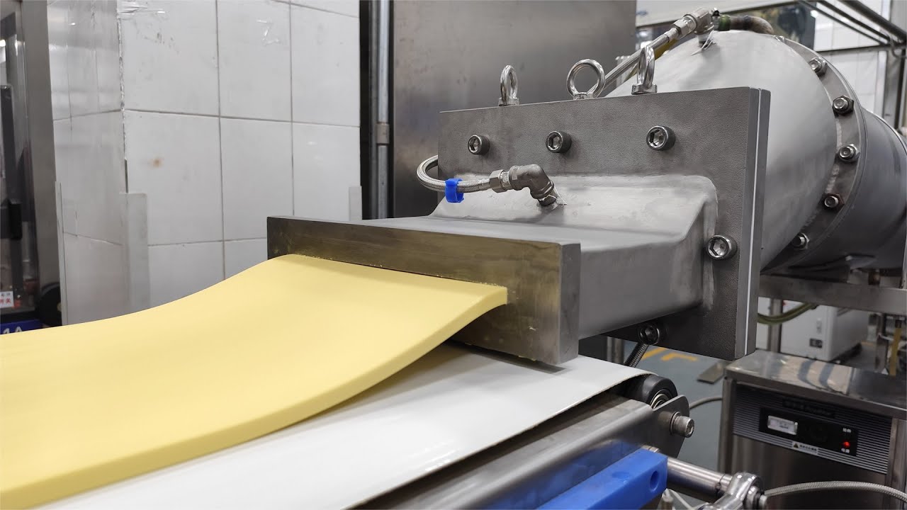 Puff Pastry Margarine Full Automatic Production line —Ftherm® - YouTube