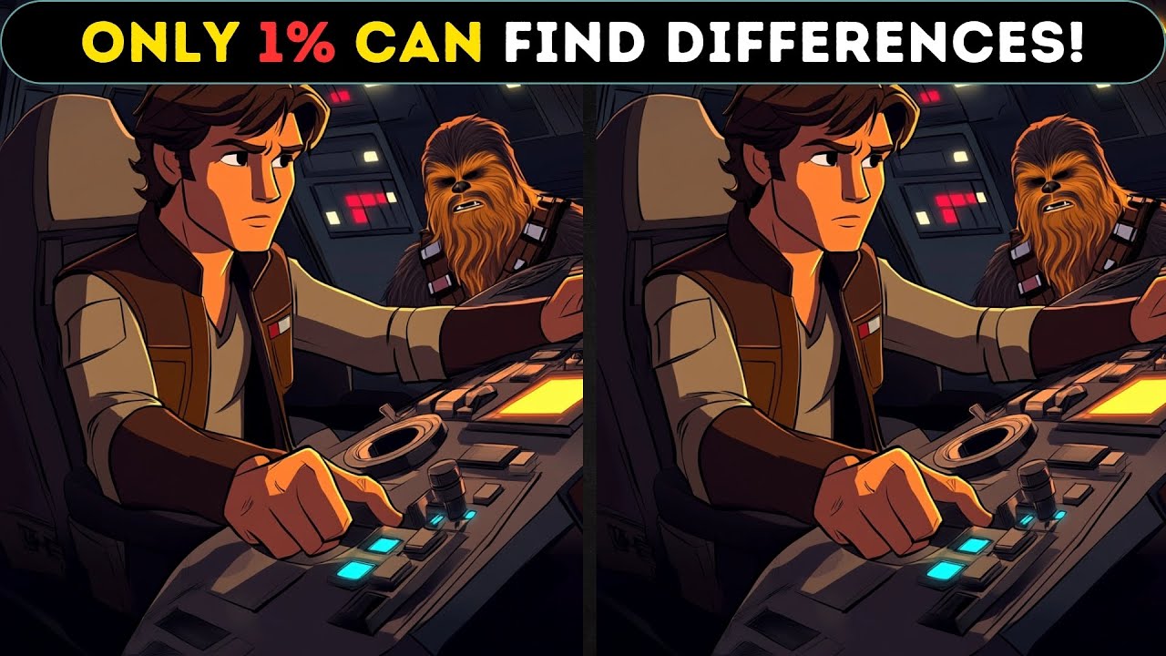 【Spot the 3 Differences】 Star Wars Edition Can you find them all? 🔍 ...