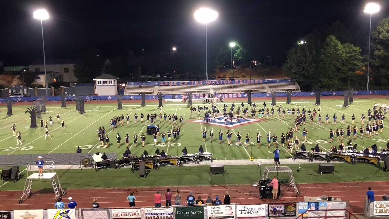Walton HS Marching Band 10/2/2018 full run - YouTube