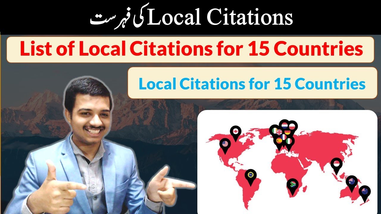 Local Citations List for 15 Countries Local SEO - YouTube