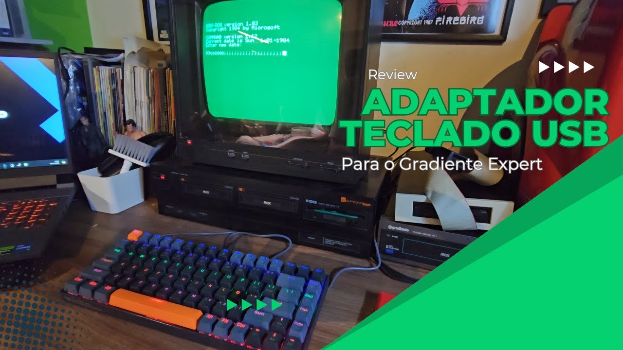 [REVIEW] O Adaptador de teclado USB para o Gradiente Expert - YouTube