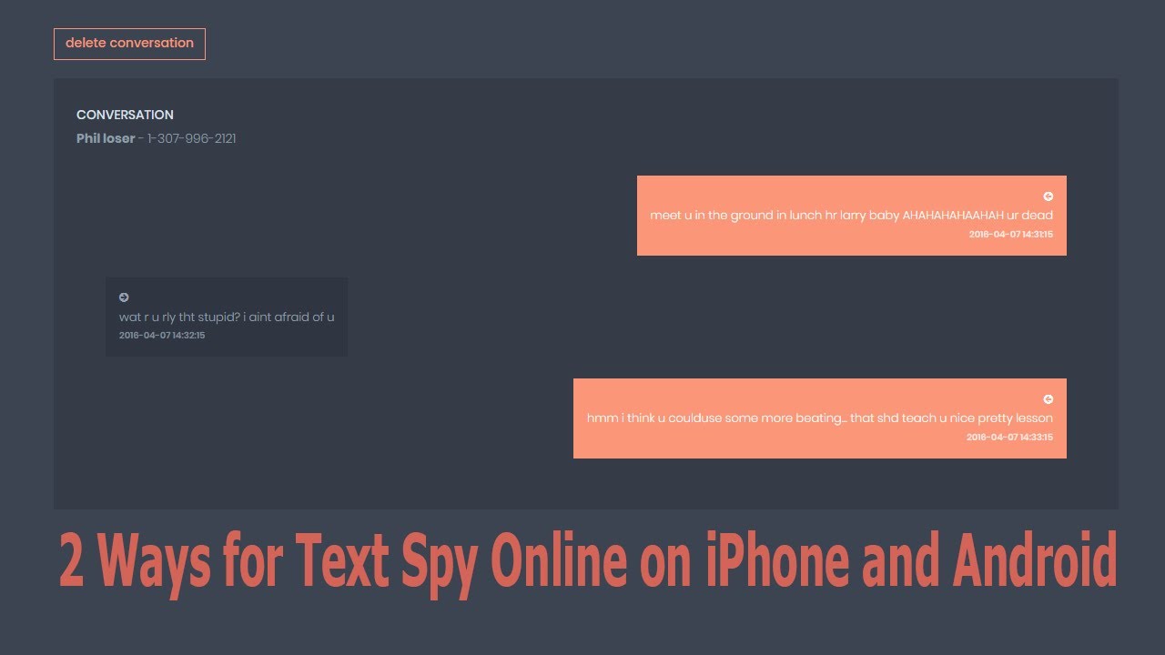 2 Ways for Text Spy Online on iPhone and Android - YouTube