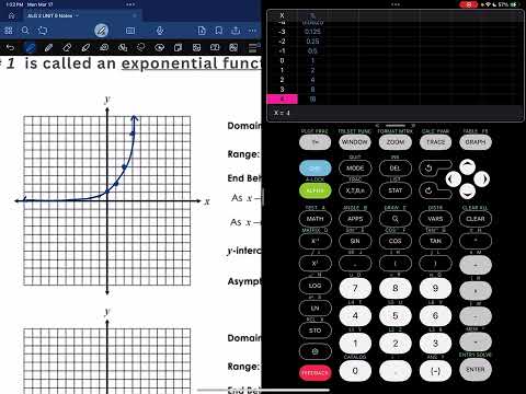 E1 Graphing Exponential Functions (part 1) - YouTube