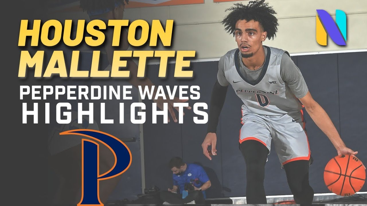 Houston Mallette Pepperdine Waves 2021-2022 Freshman Highlights - YouTube