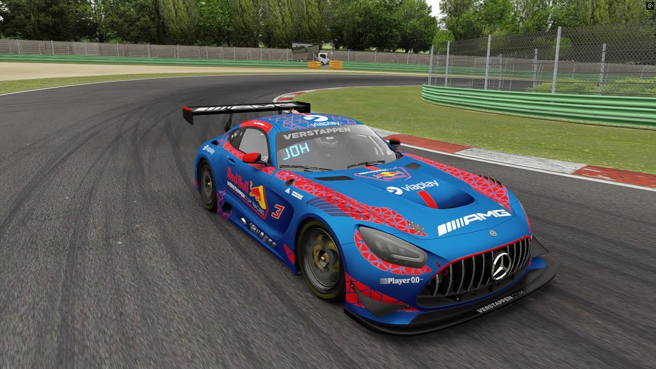 MAX VERSTAPPEN Mercedes Skin on RSS GT-M Mercer V8! Insane V8 Sound ...
