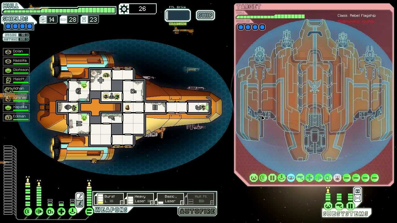 FTL: Faster Than Light - Final Boss - Kestrel (Layout B) - YouTube
