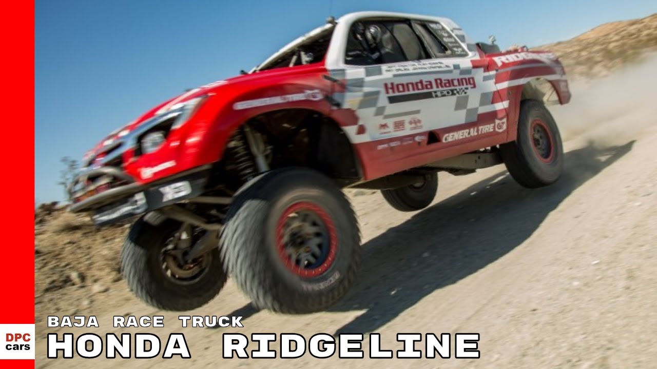 Honda Ridgeline Baja Race Truck - YouTube