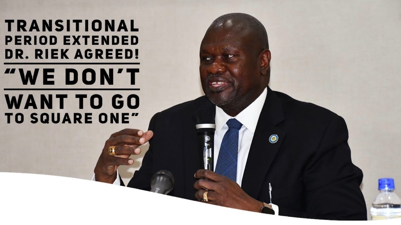 1st Vice President Dr.Riek Speech | 24 Months Transitional Extension ...