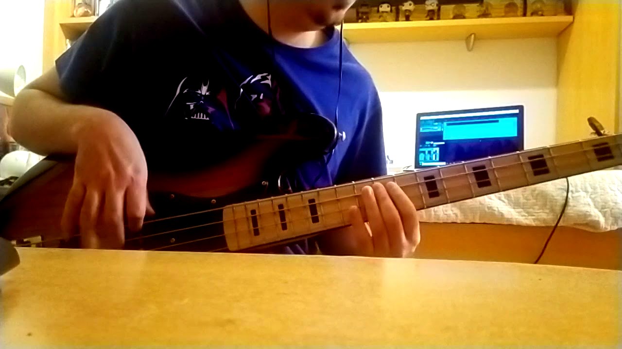 DragonForce-Through The fire and flames (Bass cover) - YouTube