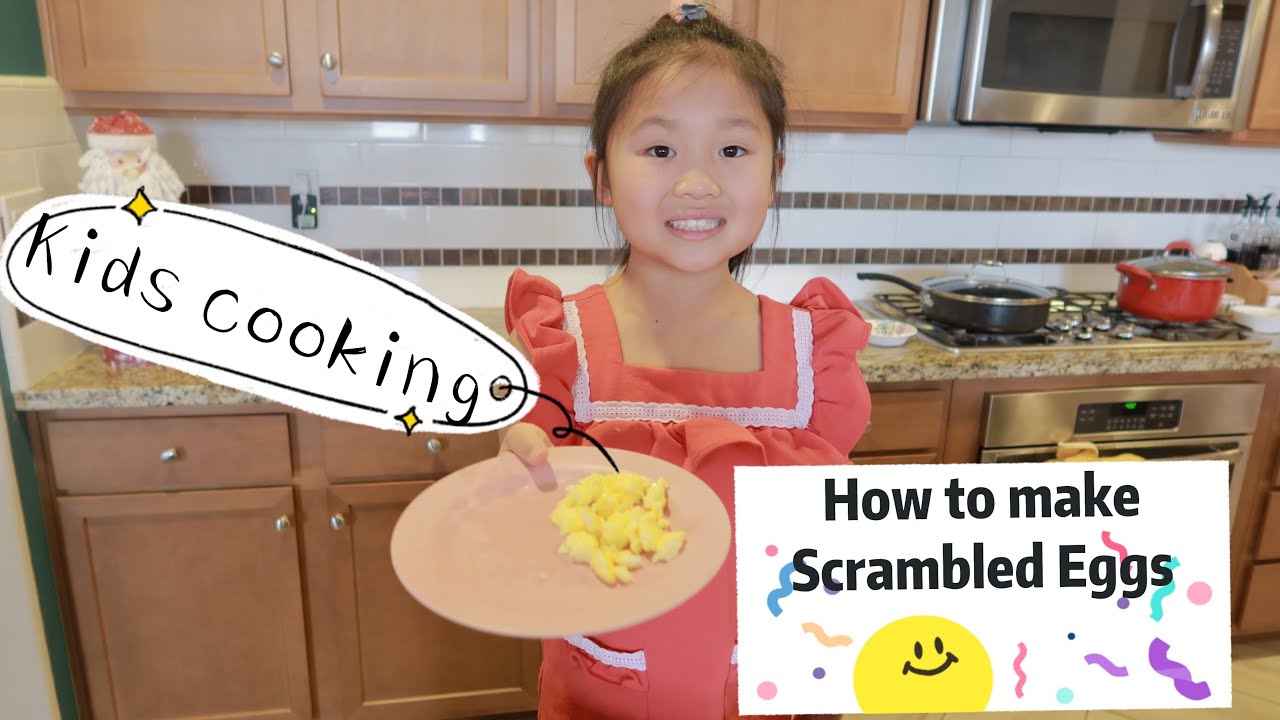 How Kids make a Scrambled Eggs By Themselves - YouTube