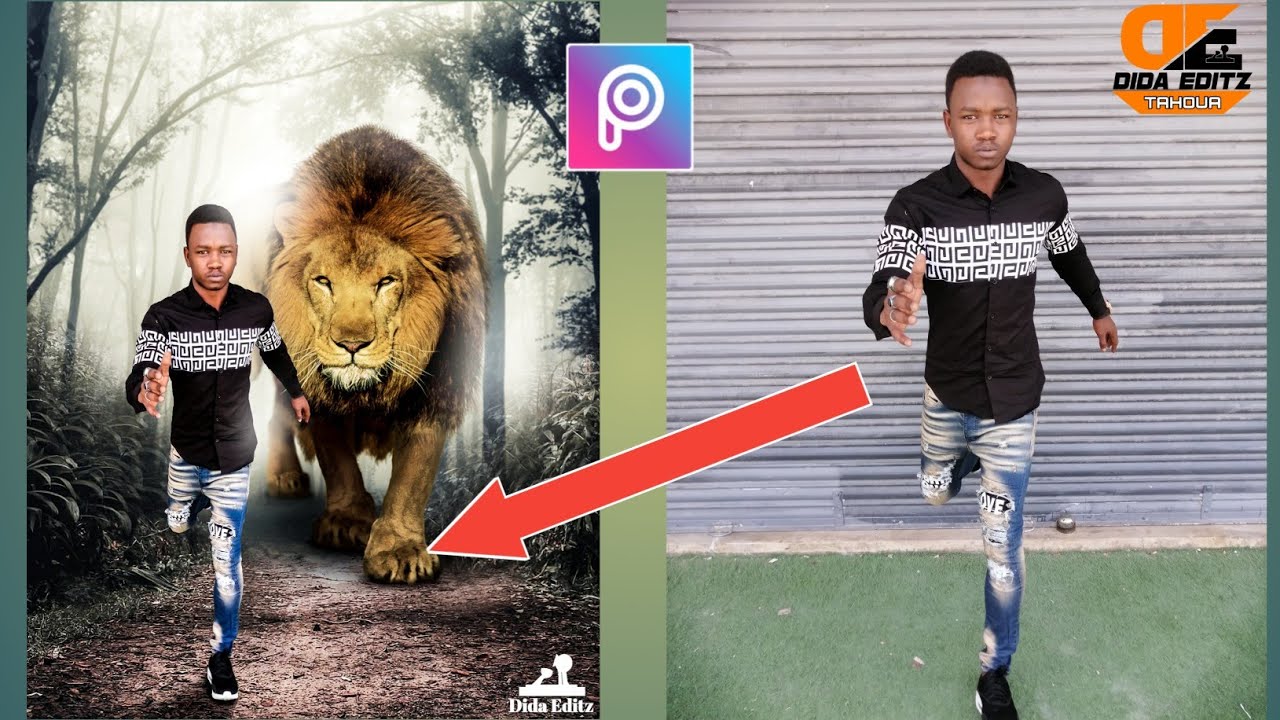 Lion race photo editing - picsart tutorial step by step in hausa_-_Dida ...