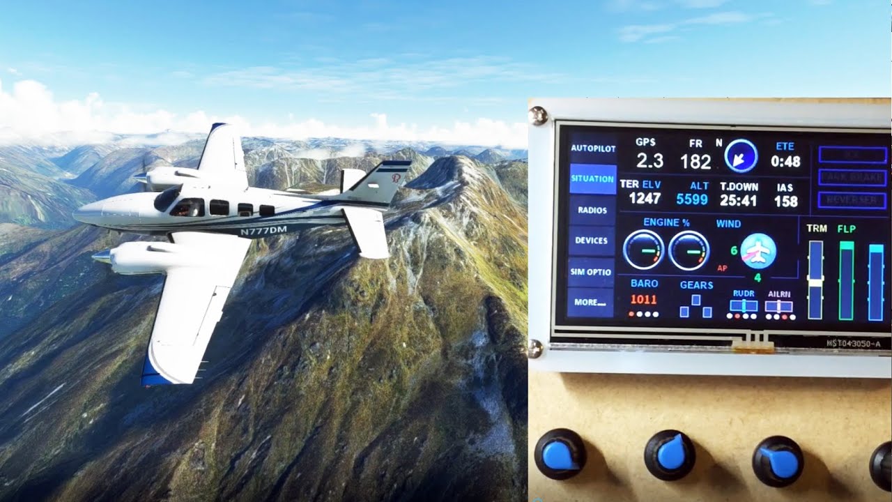 Flight Sim Touchscreen Panel [Update 1] - YouTube