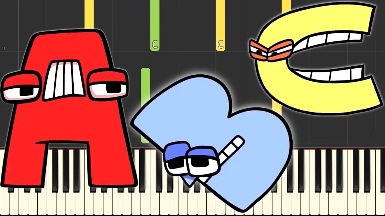 Alphabet Lore on Piano - YouTube