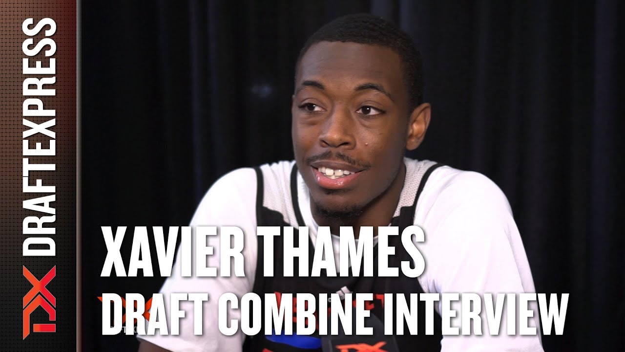 Xavier Thames Draft Combine Interview - YouTube