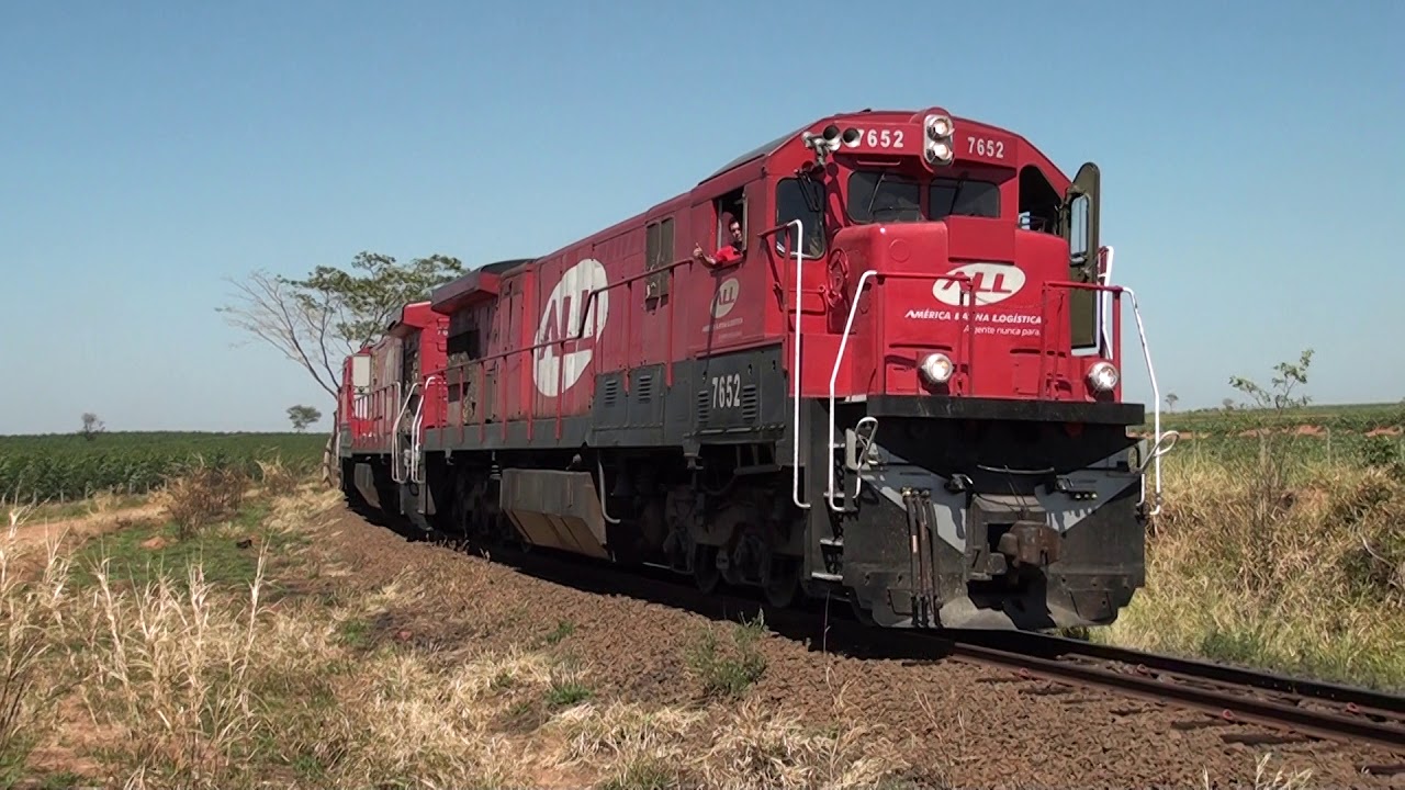 Trem ALL com 3 C30 com tanques - YouTube