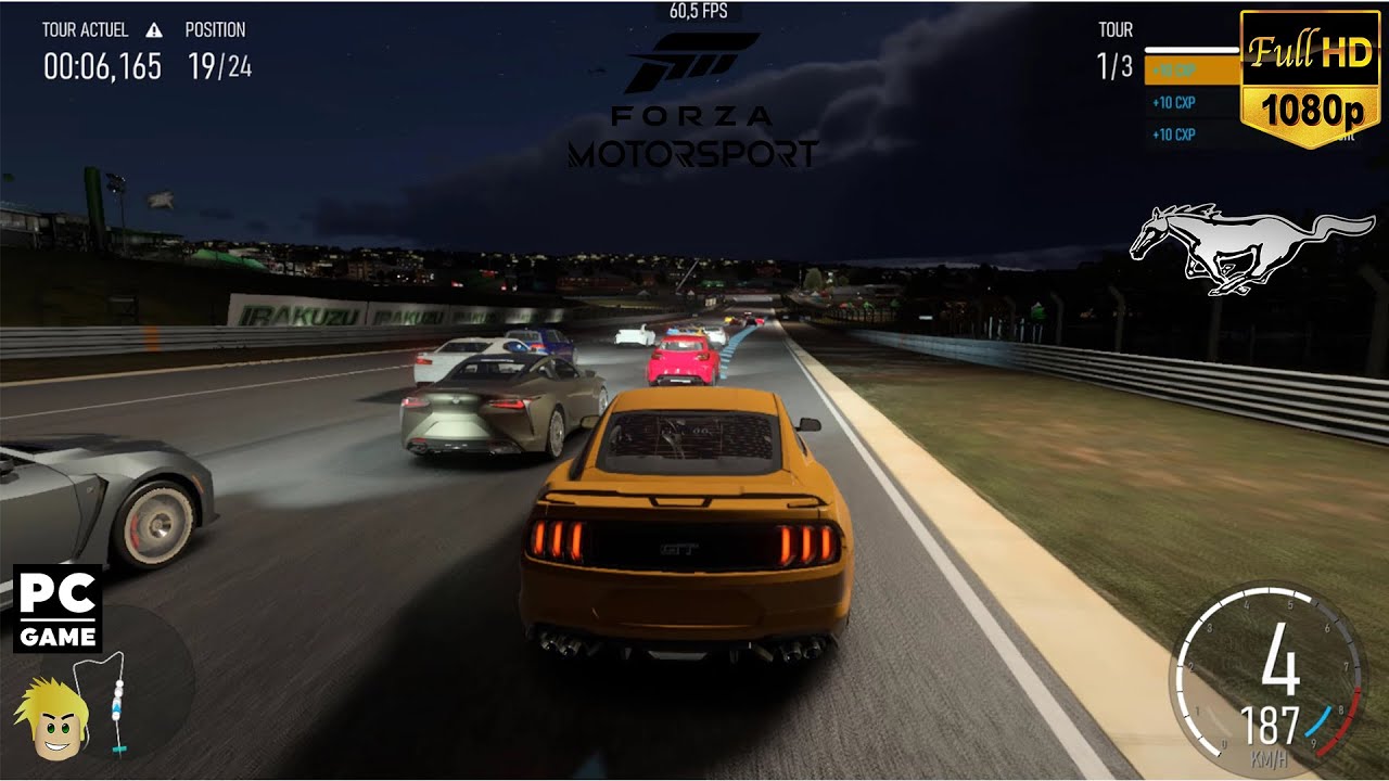 FORD MUSTANG GT - FORZA MOTORSPORT 8 GTX 1070 - YouTube