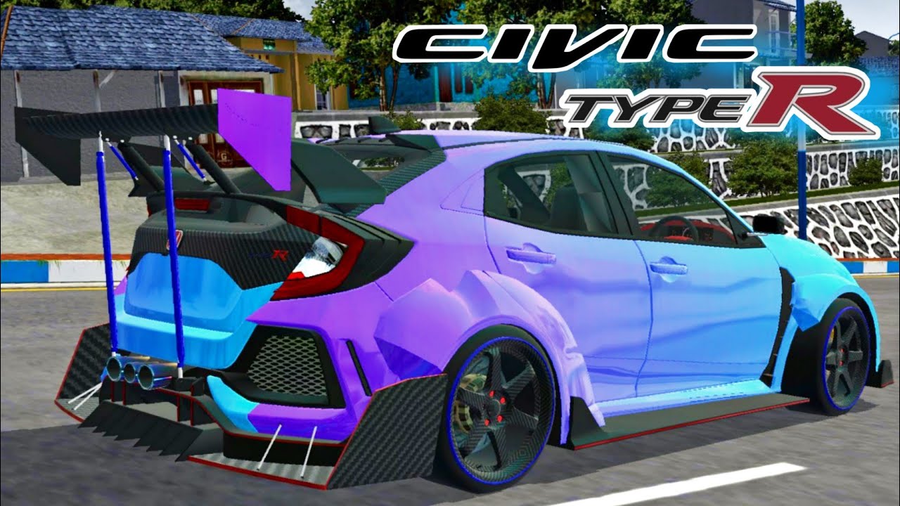 HONDA CIVIC TYPE-R FULL MODIFIKASI | MOD BUSSID TERBARU - YouTube