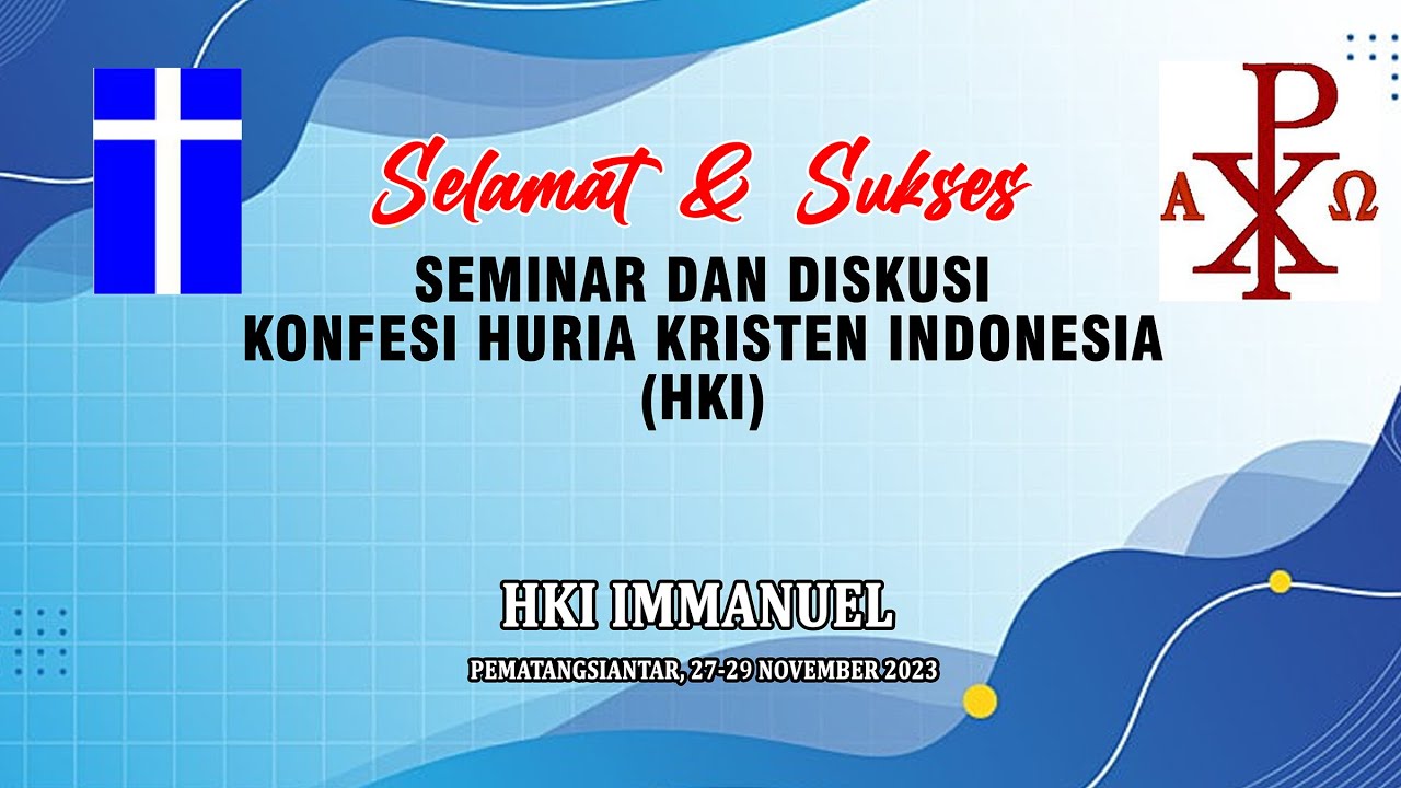 DISKUSI DAN SEMINAR KONFESI HKI - YouTube